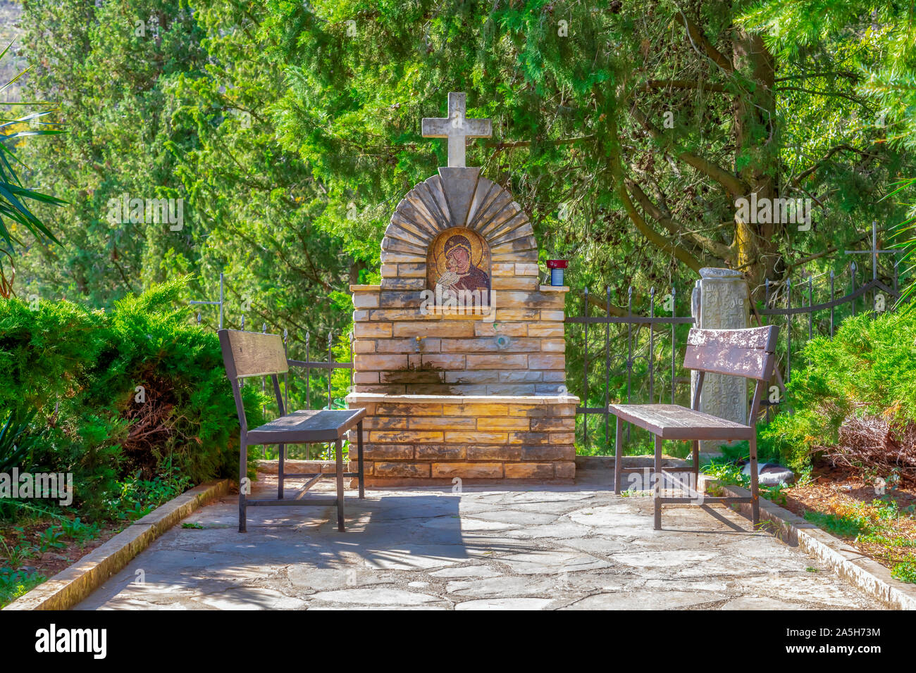 Krka monastery bell tower hi-res stock photography and images - Alamy