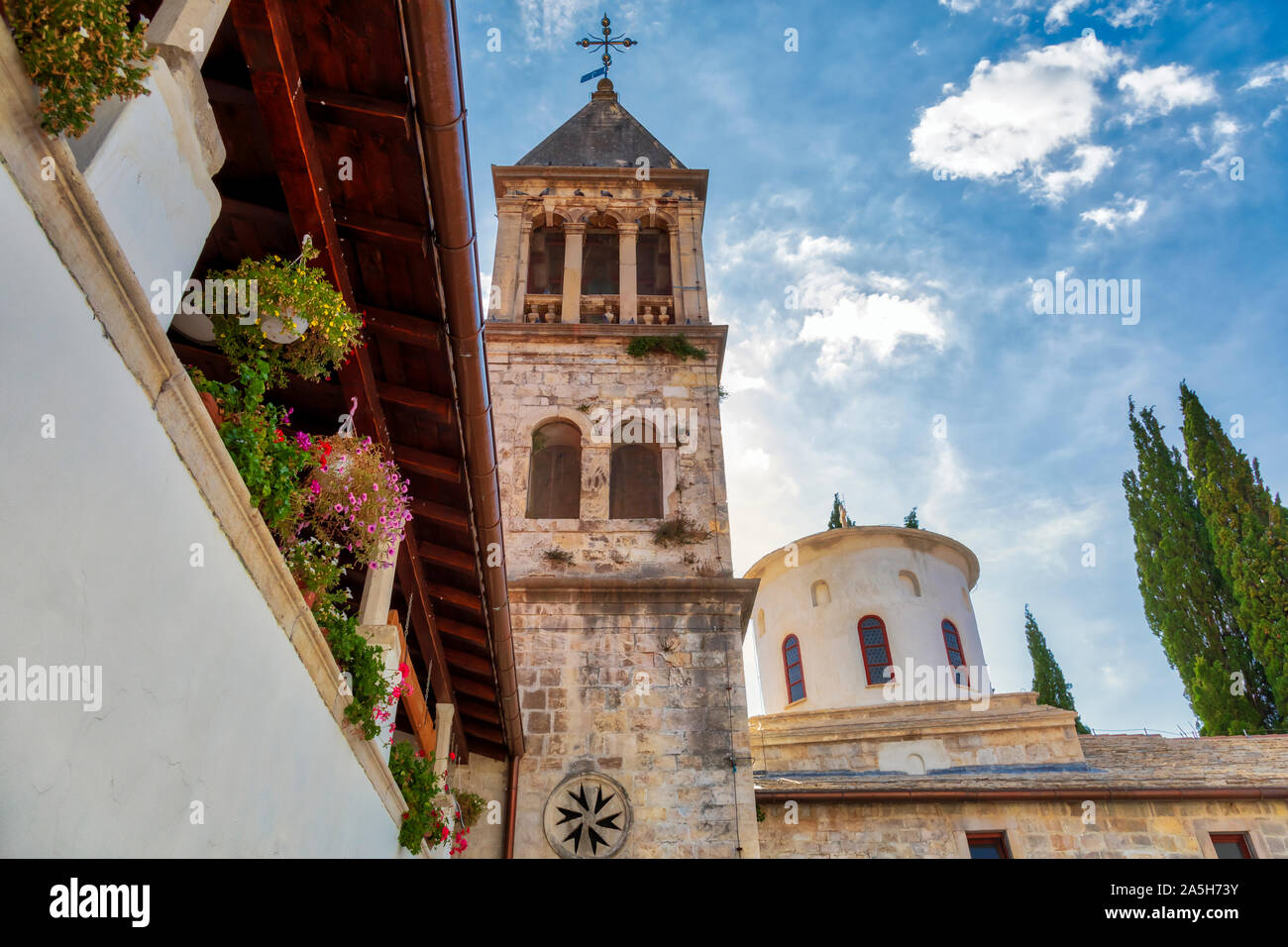 Krka monastery bell tower hi-res stock photography and images - Alamy
