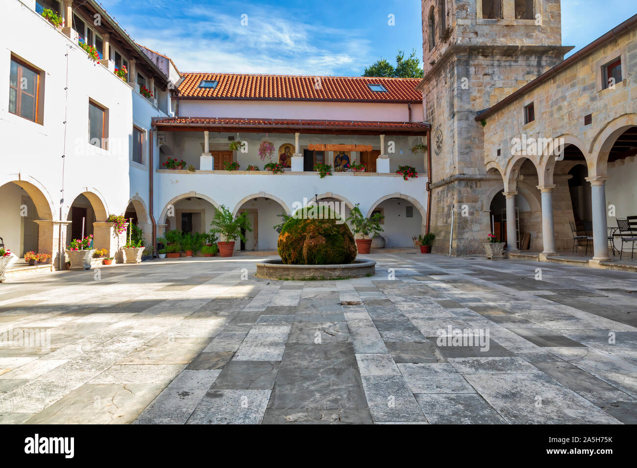 Krka monastery. 14th century Serbian Orthodox Church monastery ...