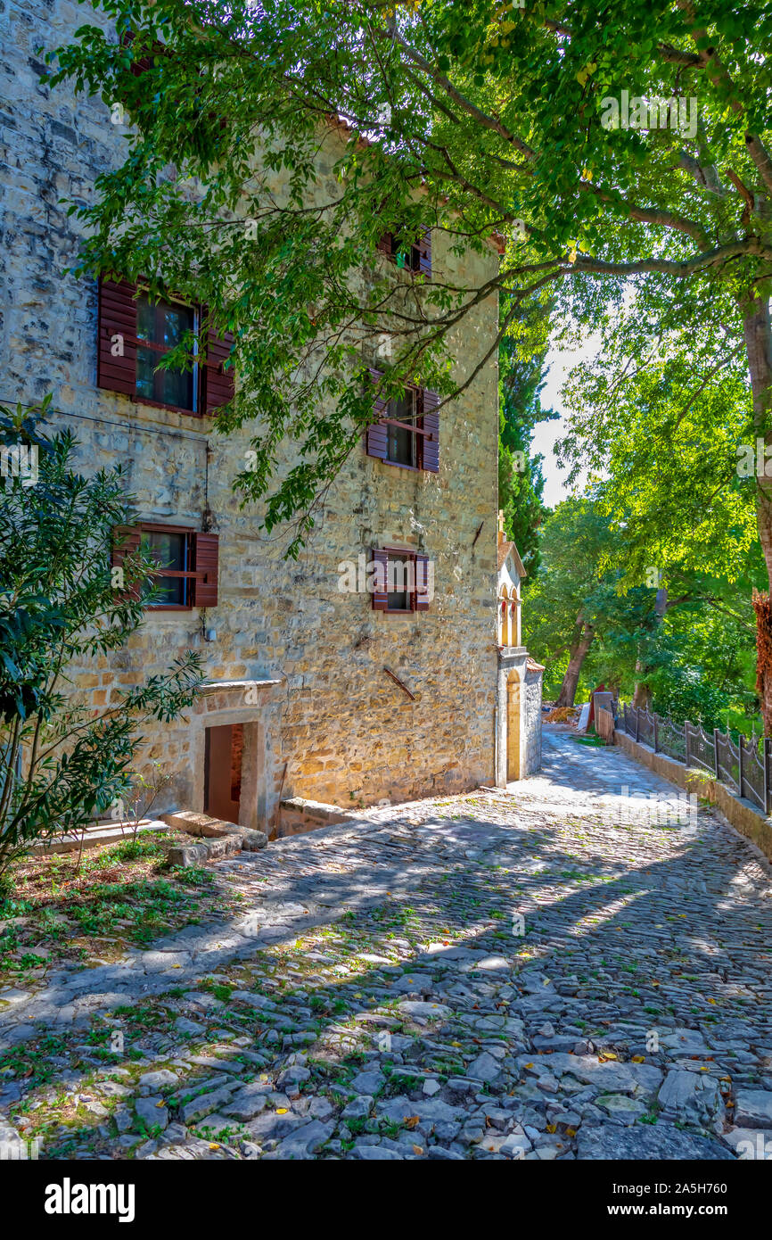 Krka monastery. 14th century Serbian Orthodox Church monastery ...