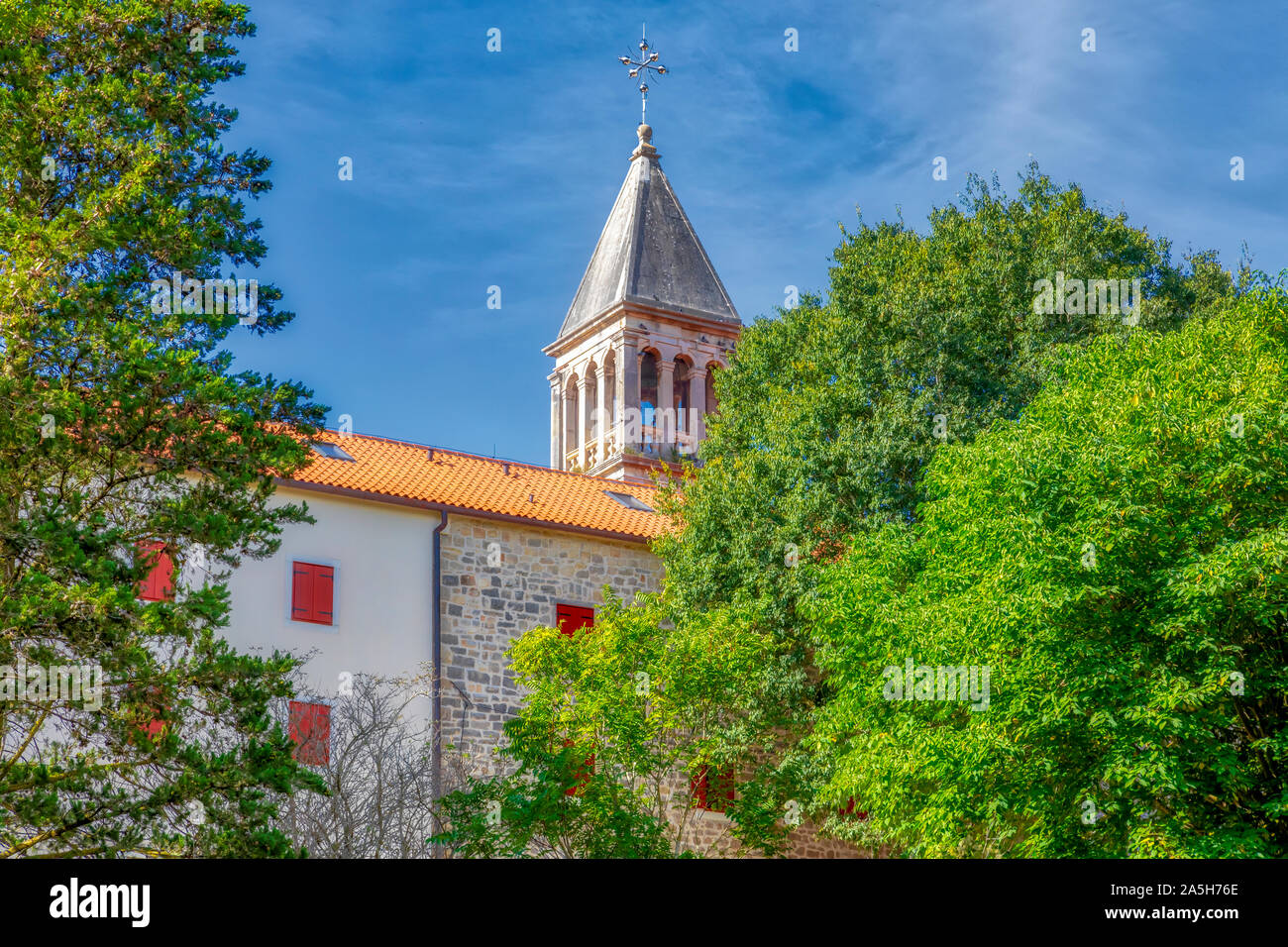 Krka monastery. 14th century Serbian Orthodox Church monastery ...