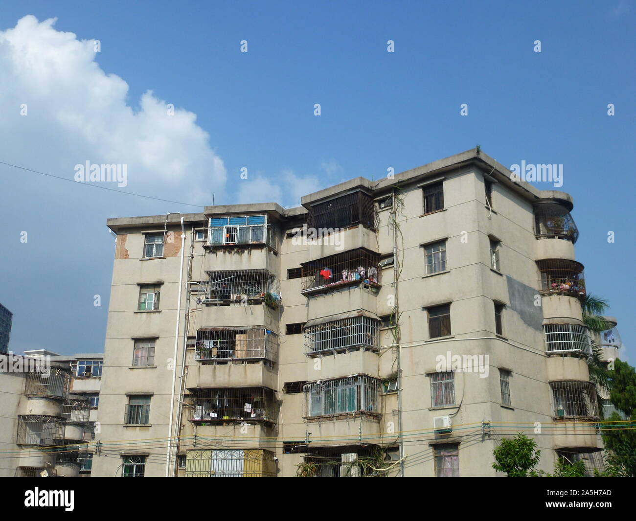 Old residential building Stock Photo - Alamy