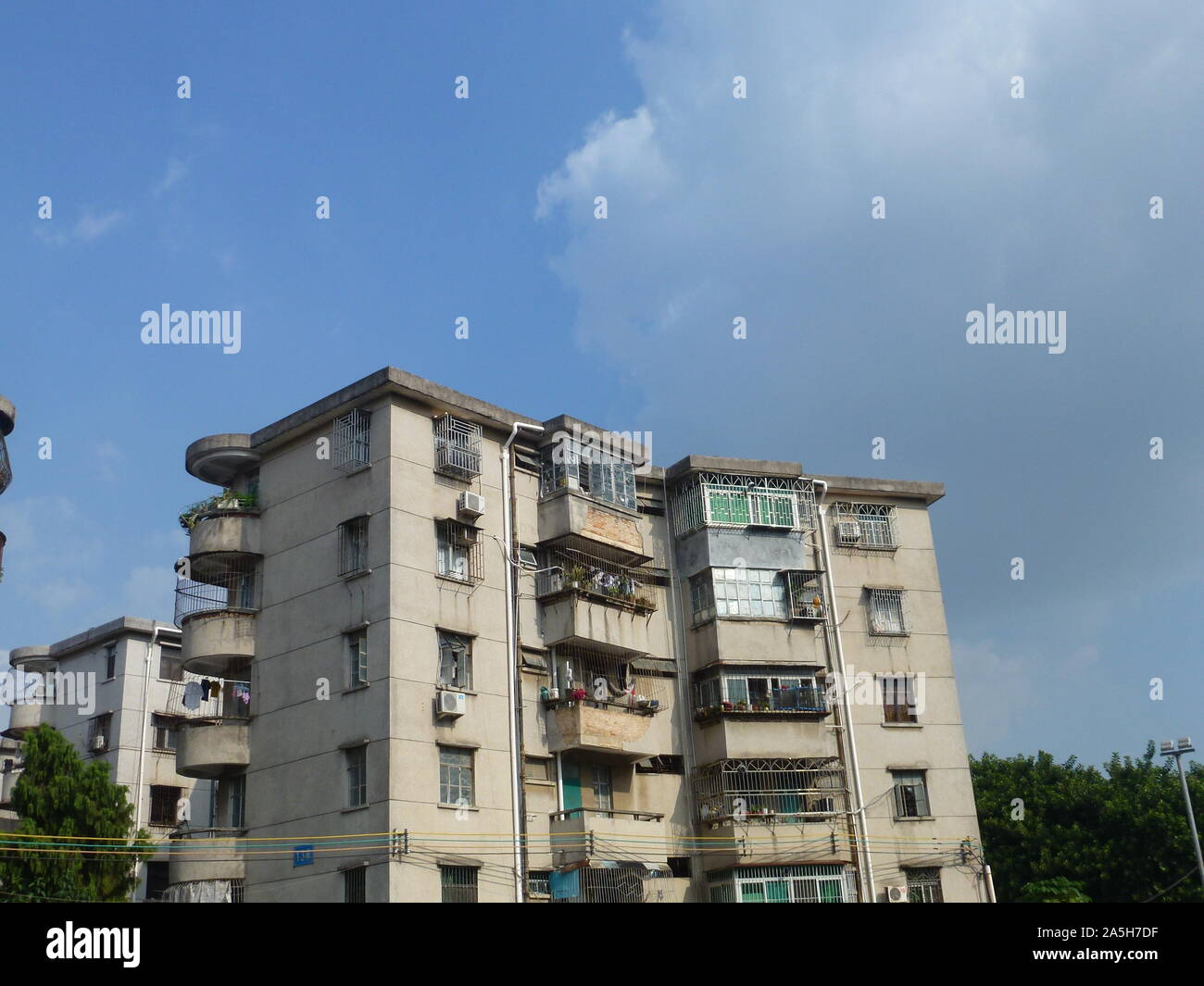 Old residential building Stock Photo - Alamy