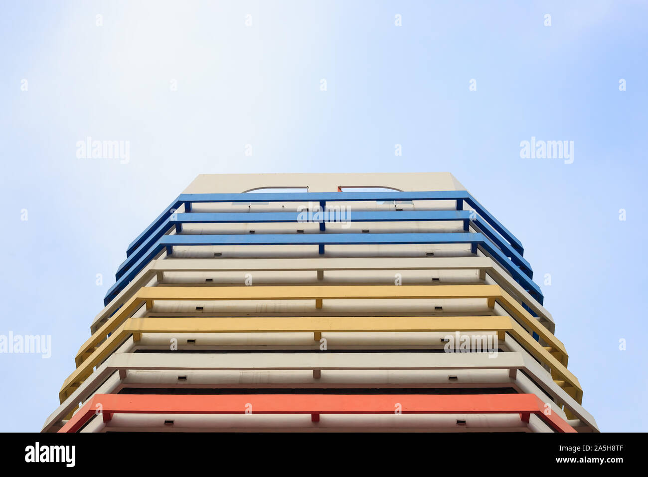 Singapore-30 MAY 2018:Singapore Sim Lim Tower facade closeup view Stock ...