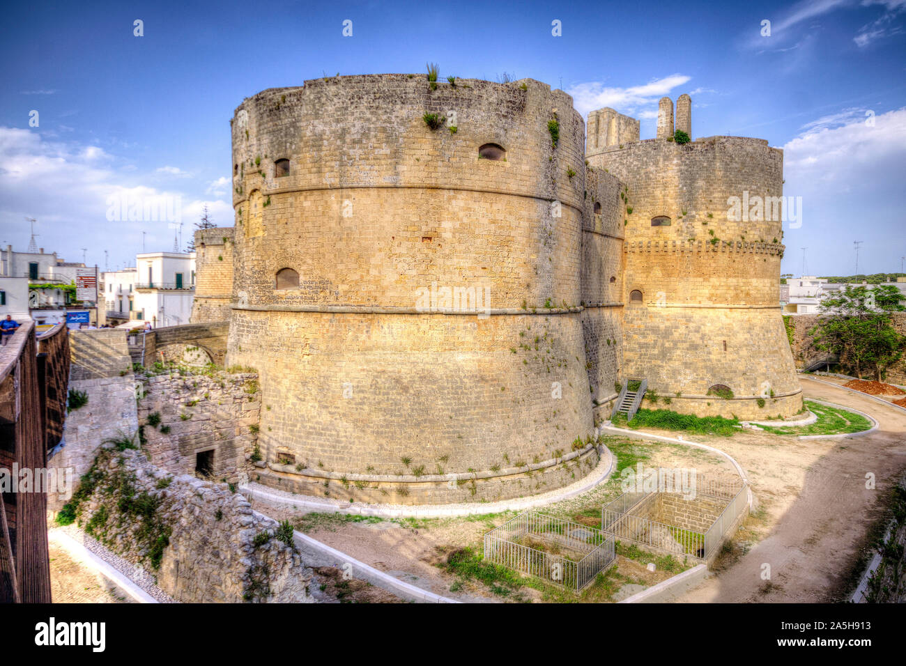 Italy, Apulia, Otranto, the Aragonese Castle Stock Photo - Alamy