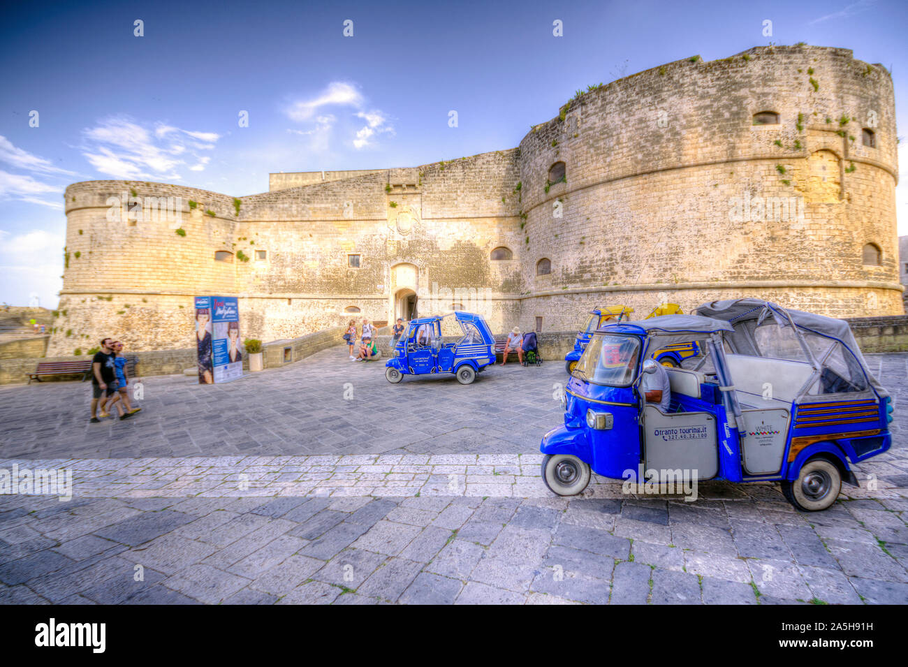 Otranto castle castello aragonese otranto hi-res stock photography and ...