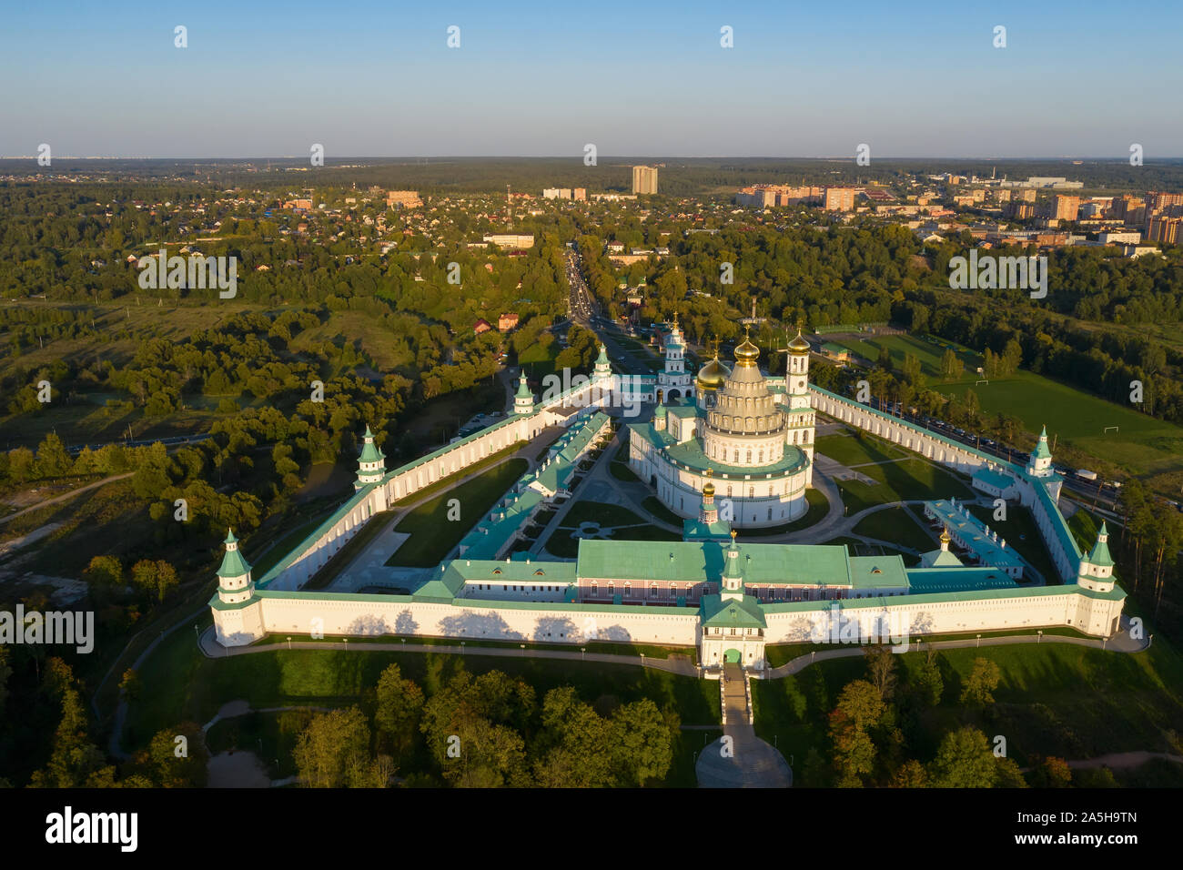 Panorama of the Voskresensky New Jerusalem stauropegial monastery in ...
