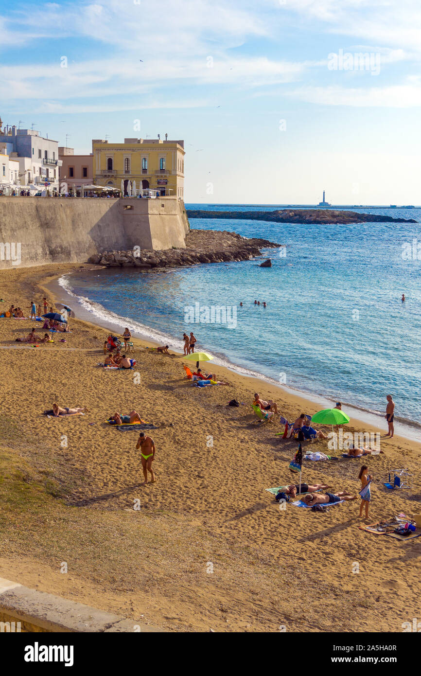 Italy gallipoli beaches hi-res stock photography and images - Alamy