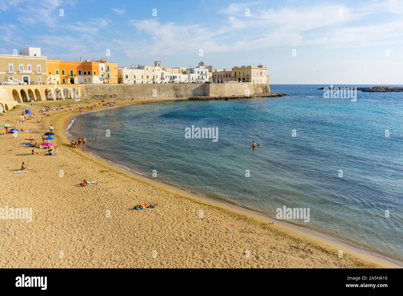 Italy gallipoli beaches hi-res stock photography and images - Alamy