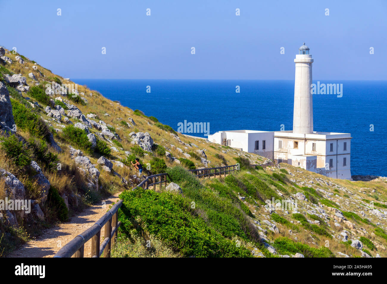 Lighthouse of punta palascia hi-res stock photography and images - Alamy