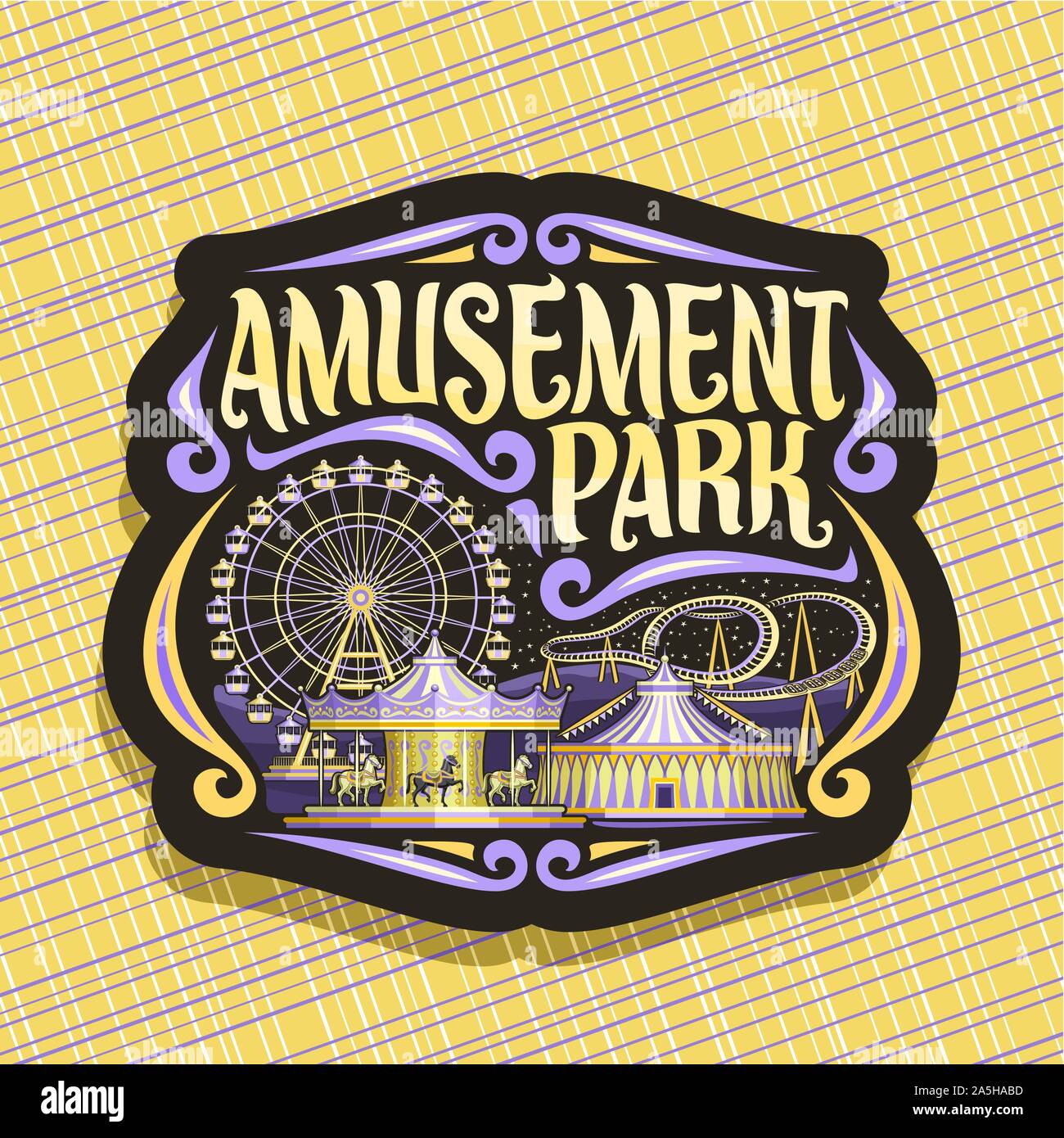 Family adventure playground Stock Vector Images - Alamy