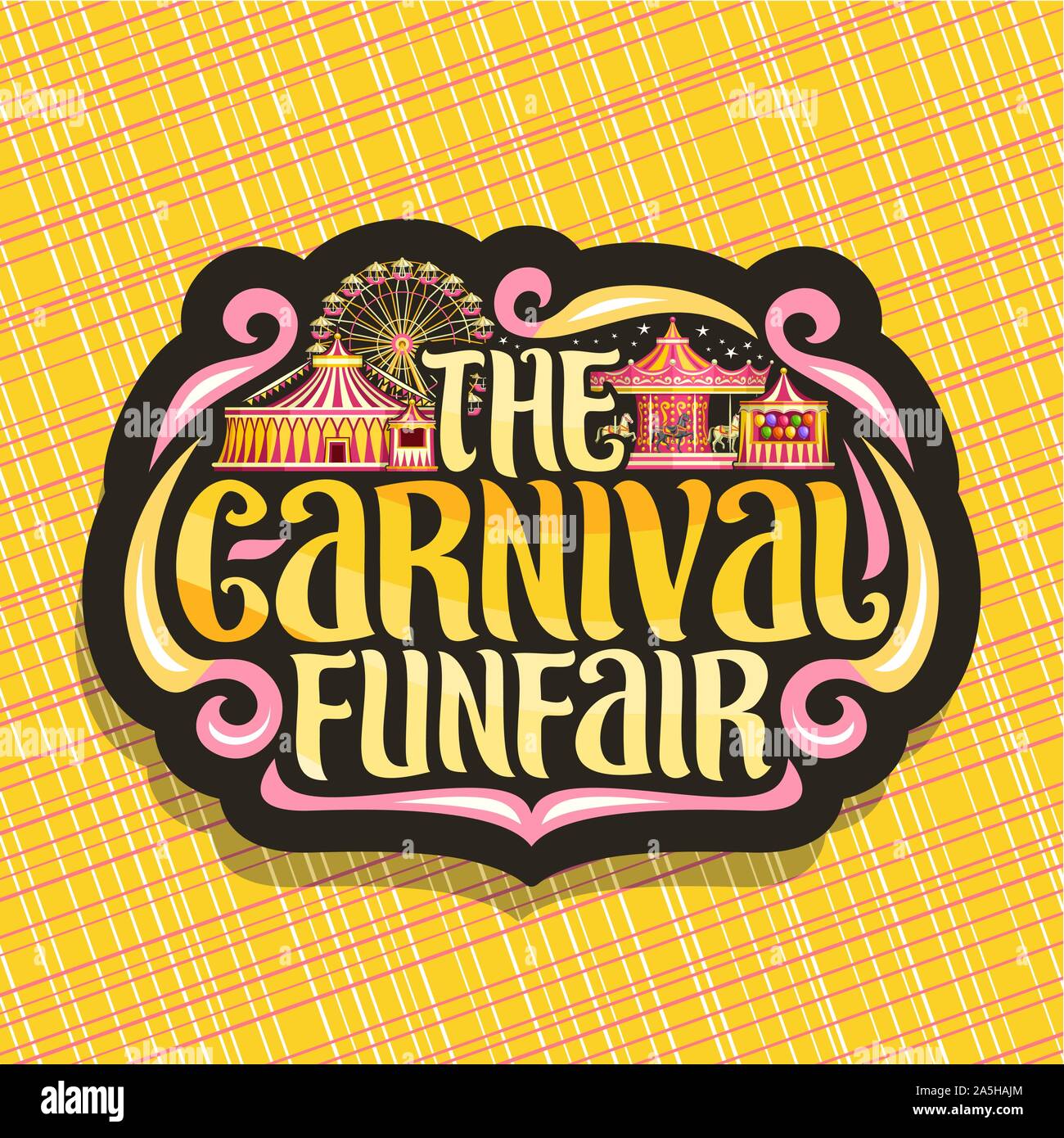 Big top sign in Stock Vector Images - Alamy