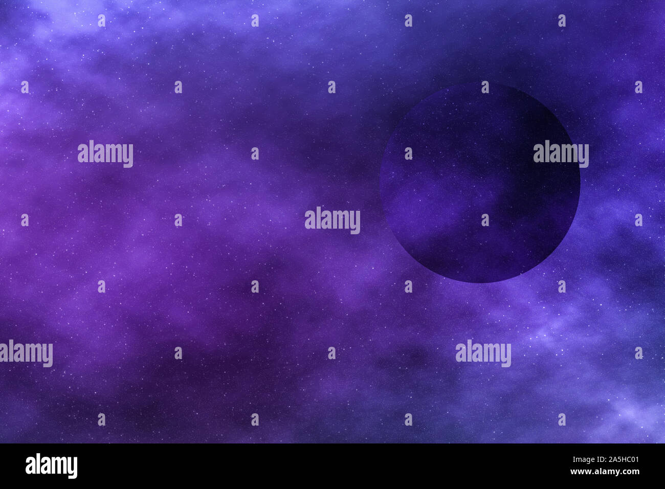 Discovery in astronomy, cosmic abstract and future technology concept ...