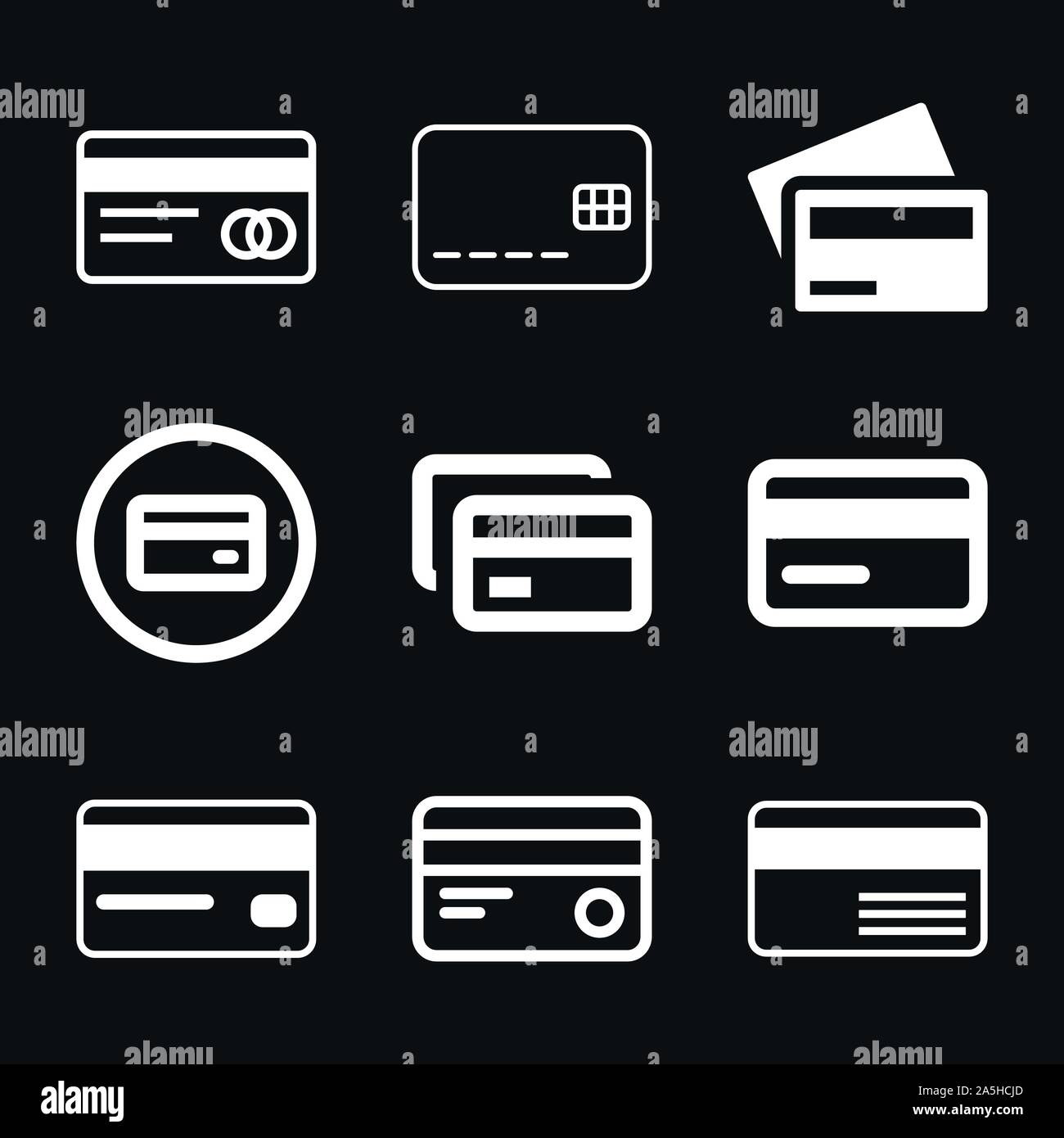 Credit Card icon vector, in trendy flat style Stock Vector Image & Art ...