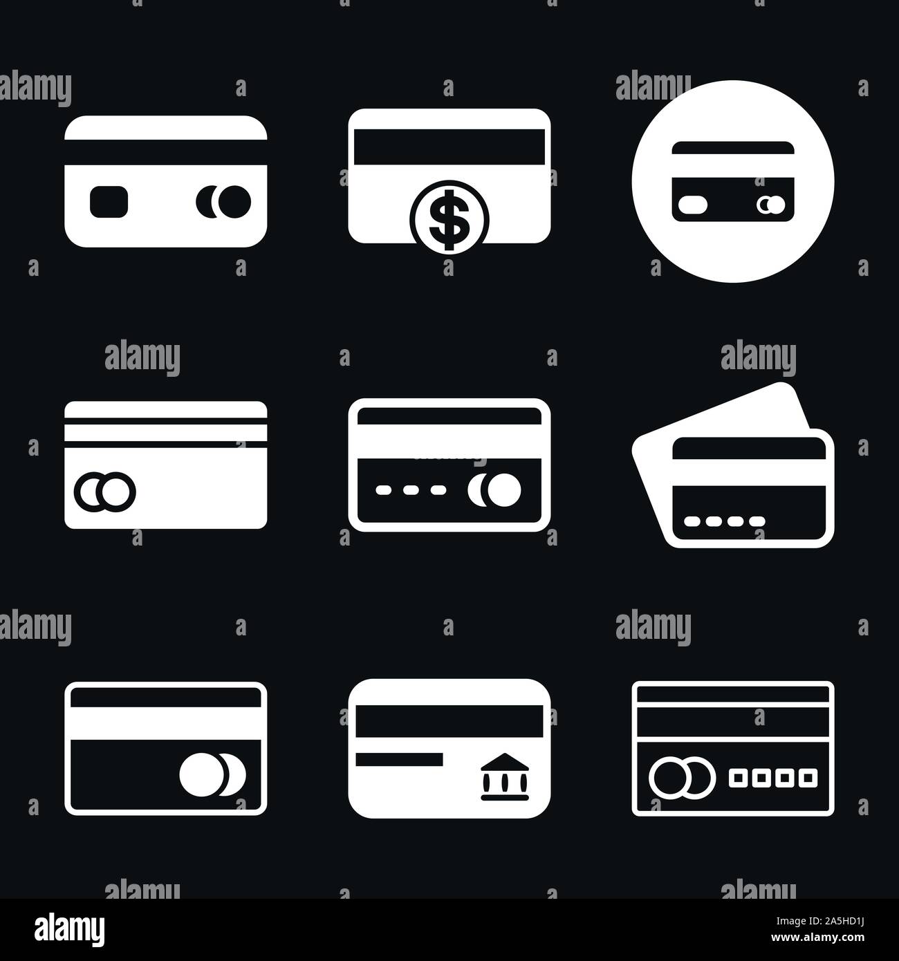 Credit Card icon vector, in trendy flat style Stock Vector Image & Art ...