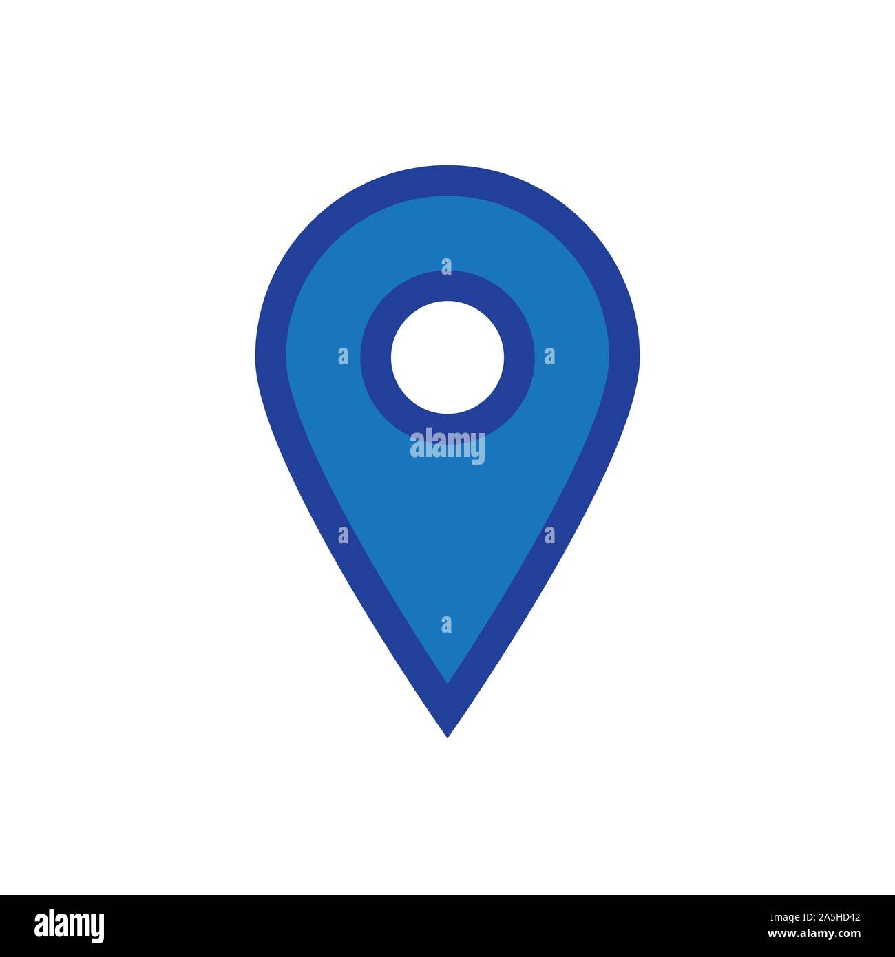 Placeholder flat symbol or location vector icon Stock Vector Image ...