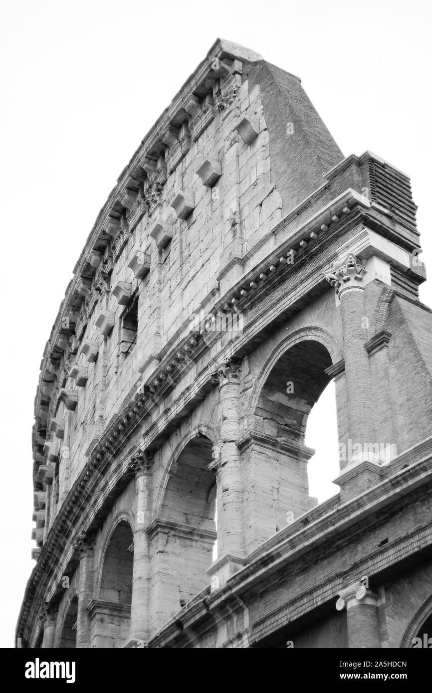 Colosseum. Roman Architecture. Iconic Historical Landmarks of Rome ...