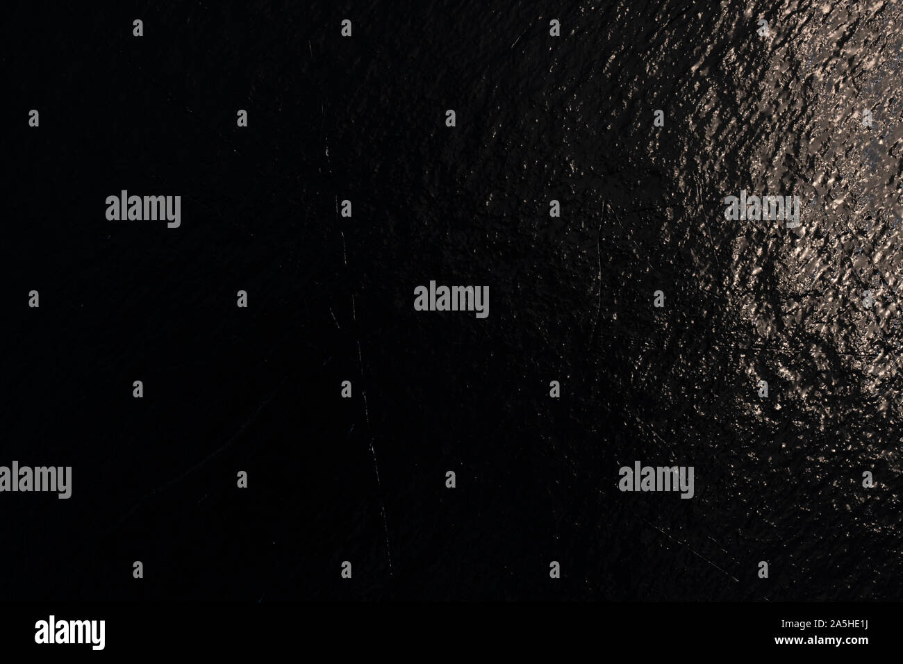 Black reflective background with metal texture. Vintage pattern. Retro ...