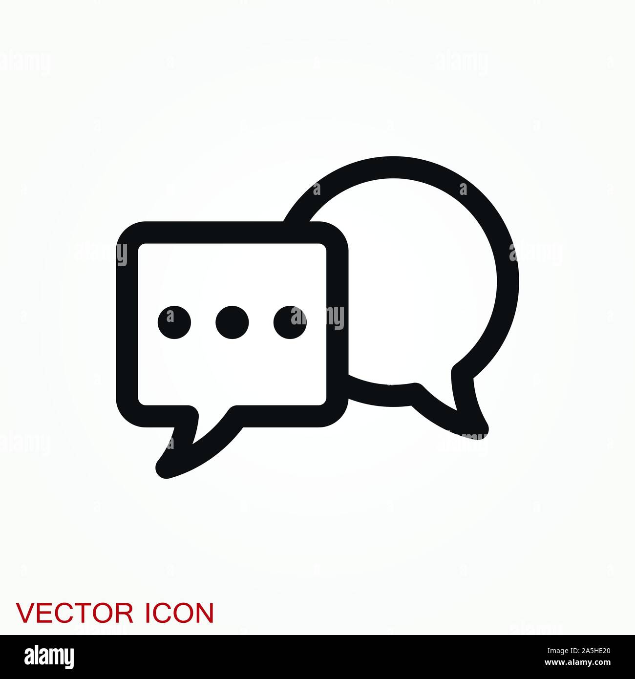 Communication vector icons Stock Vector Image & Art - Alamy