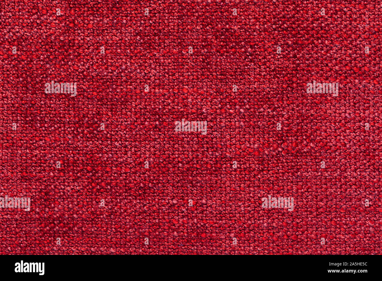 red fleecy background. shaggy fiber surface. fine grain felt red fabric ...