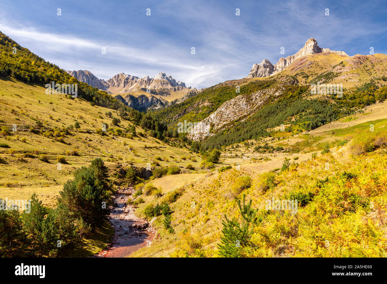 Hecho valley, Huesca, Spain Stock Photo - Alamy