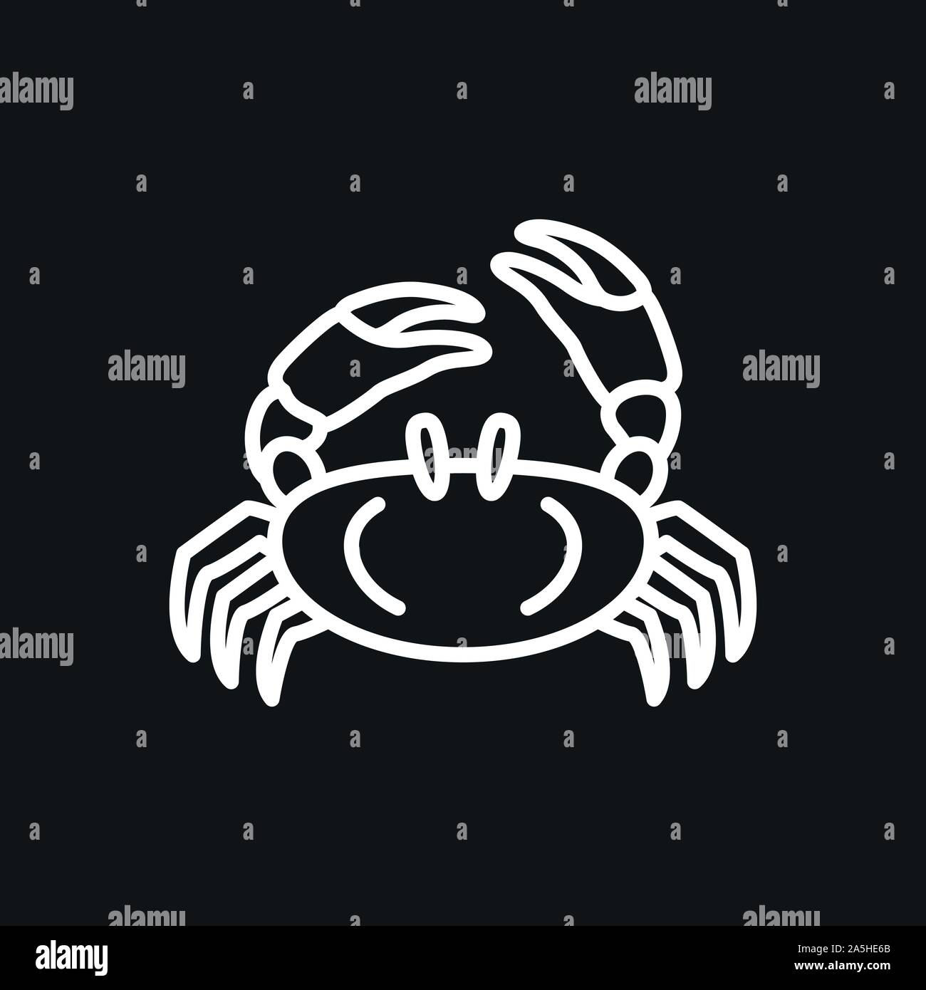 Crabbing sign Stock Vector Images - Alamy