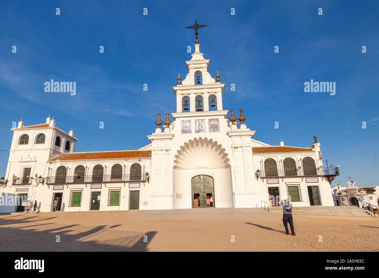 Sanctuary of Nuestra Señora del Rocío, El Rocío, Almonte, Huelva, Spain ...