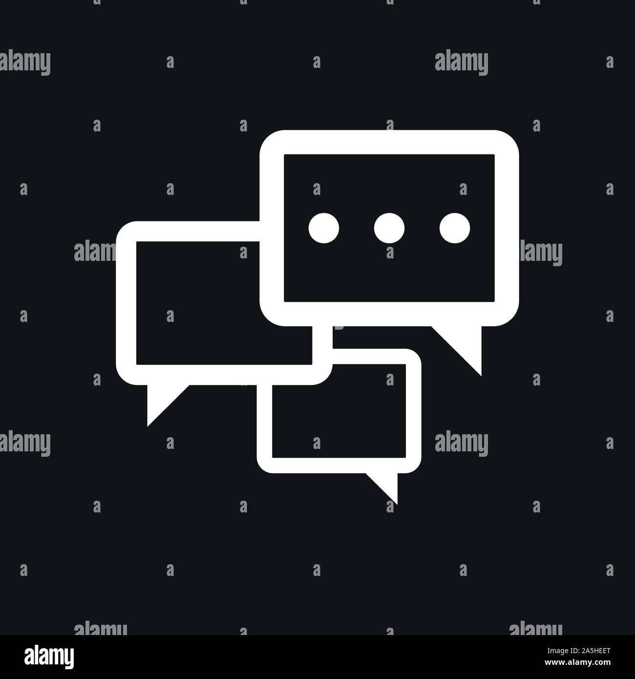 Communication vector icons Stock Vector Image & Art - Alamy