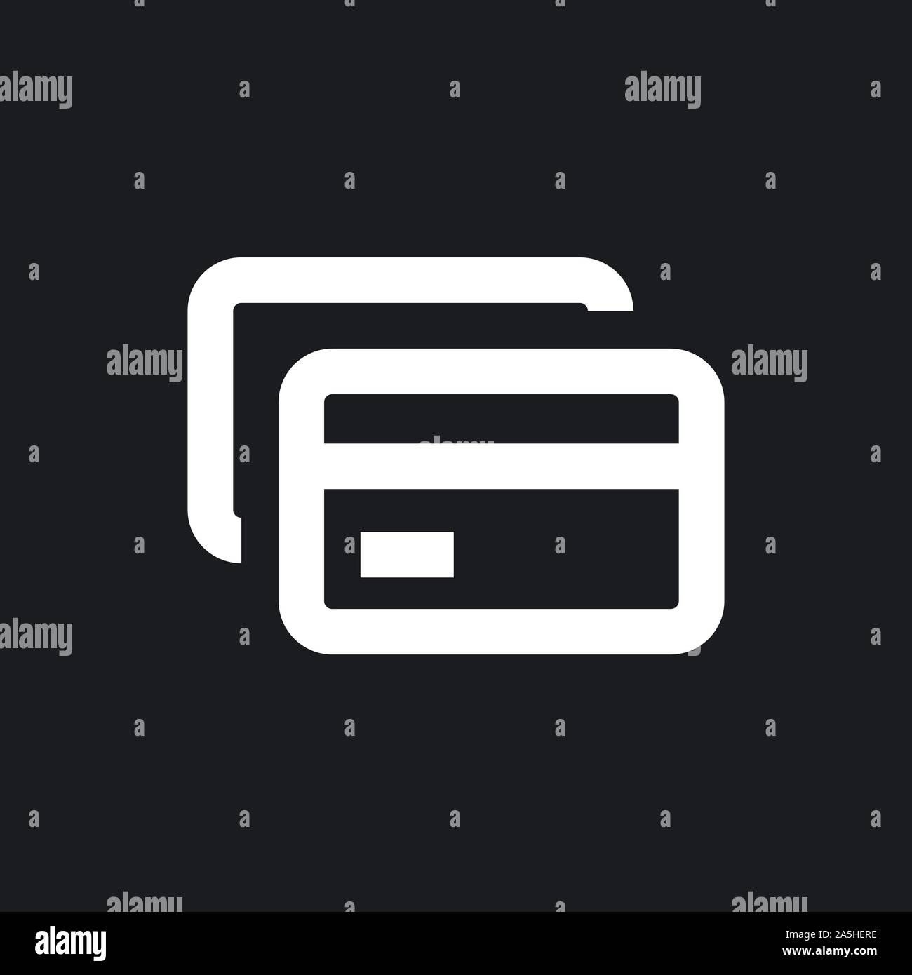 Credit Card icon vector, in trendy flat style Stock Vector Image & Art ...