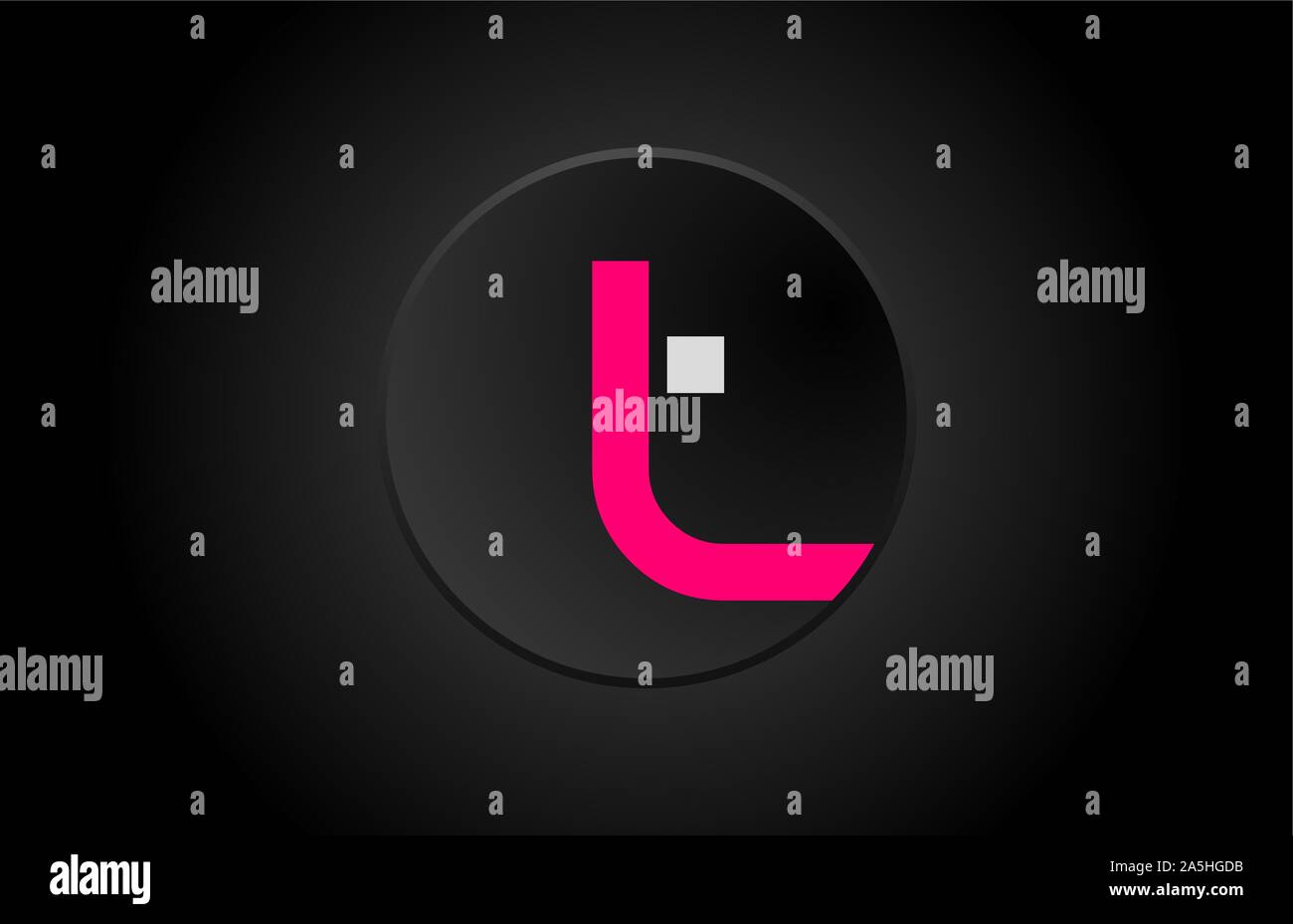 alphabet letter t in pink white colors for logo icon design. For a ...