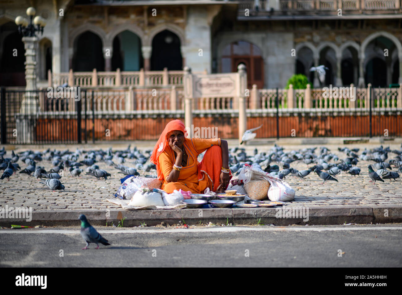 street side seller Stock Photo - Alamy