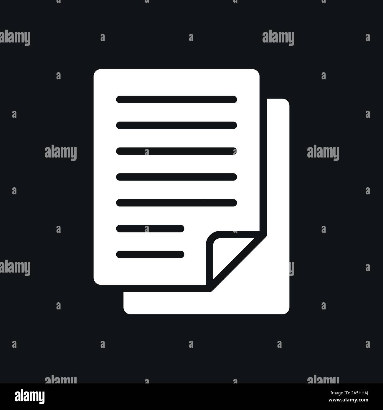 Documents app icon Black and White Stock Photos & Images - Alamy