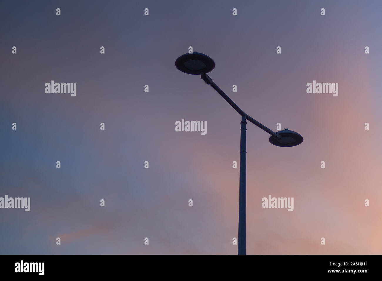 Lamp post and sunset hi-res stock photography and images - Alamy