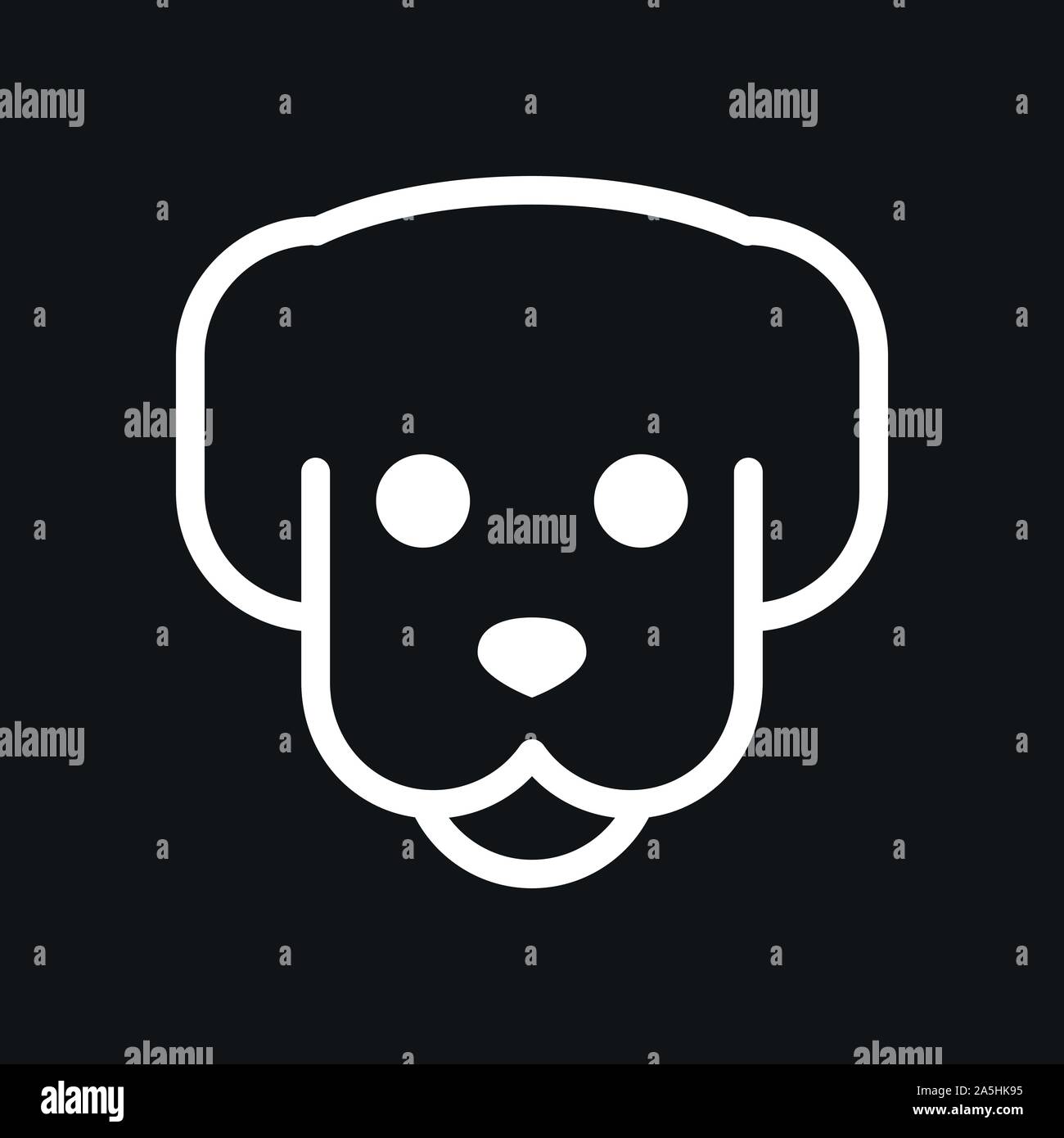 Dog icon. Vector element for your design Stock Vector Image & Art - Alamy