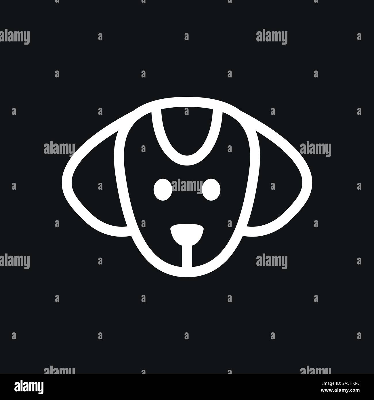 Dog icon. Vector element for your design Stock Vector Image & Art - Alamy