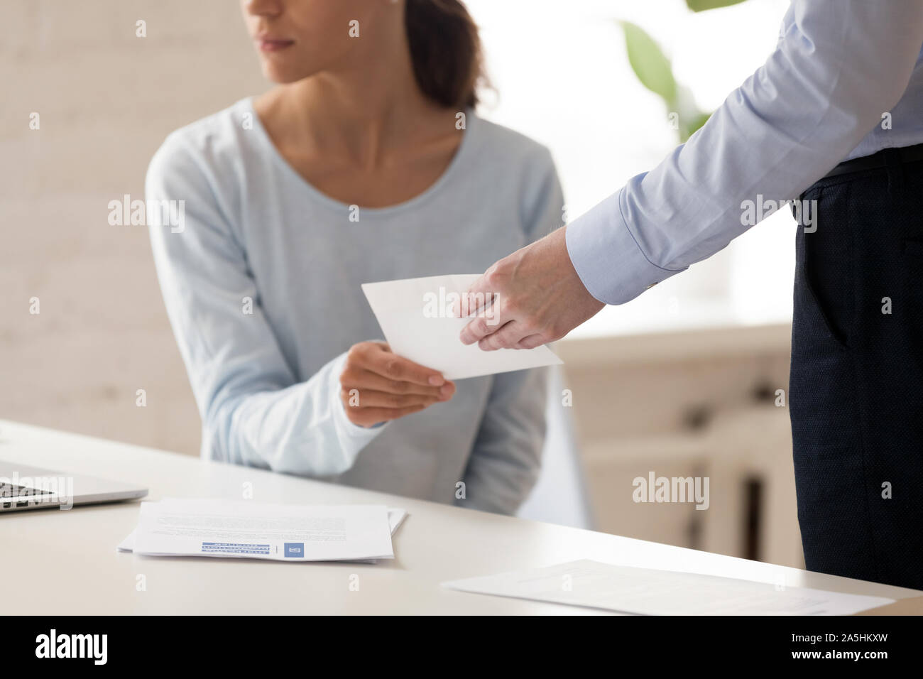 Salary in an envelope hi-res stock photography and images - Alamy