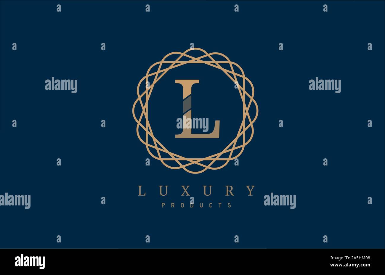 luxury letter L logo alphabet for company logo icon design. Suitable ...