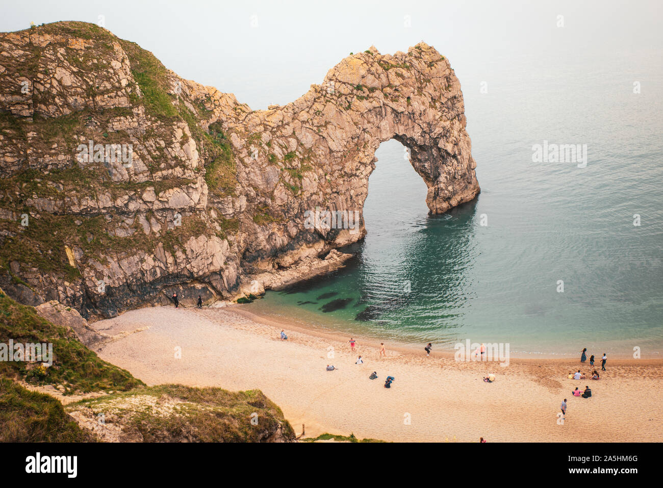 Durdle Door and Jurassic coastline in Dorset, United Kingdom Stock ...