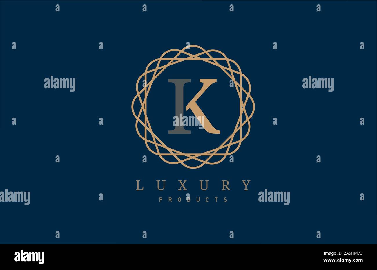 luxury letter K logo alphabet for company logo icon design. Suitable ...