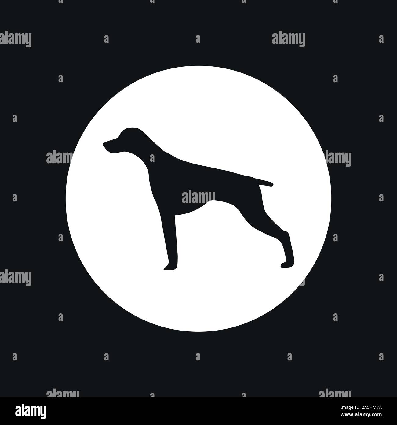 Dog icon. Vector element for your design Stock Vector Image & Art - Alamy