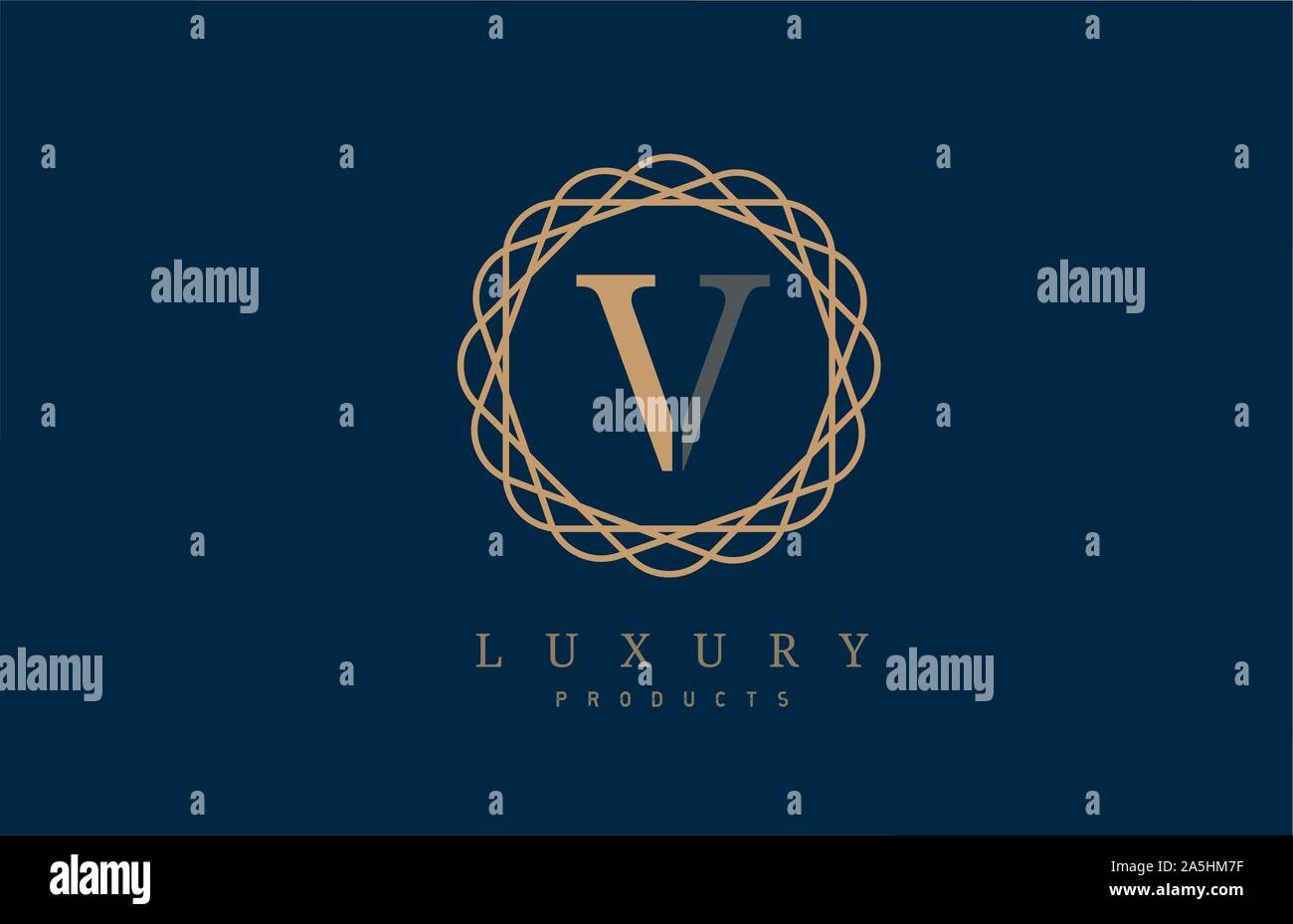 luxury letter V logo alphabet for company logo icon design. Suitable ...
