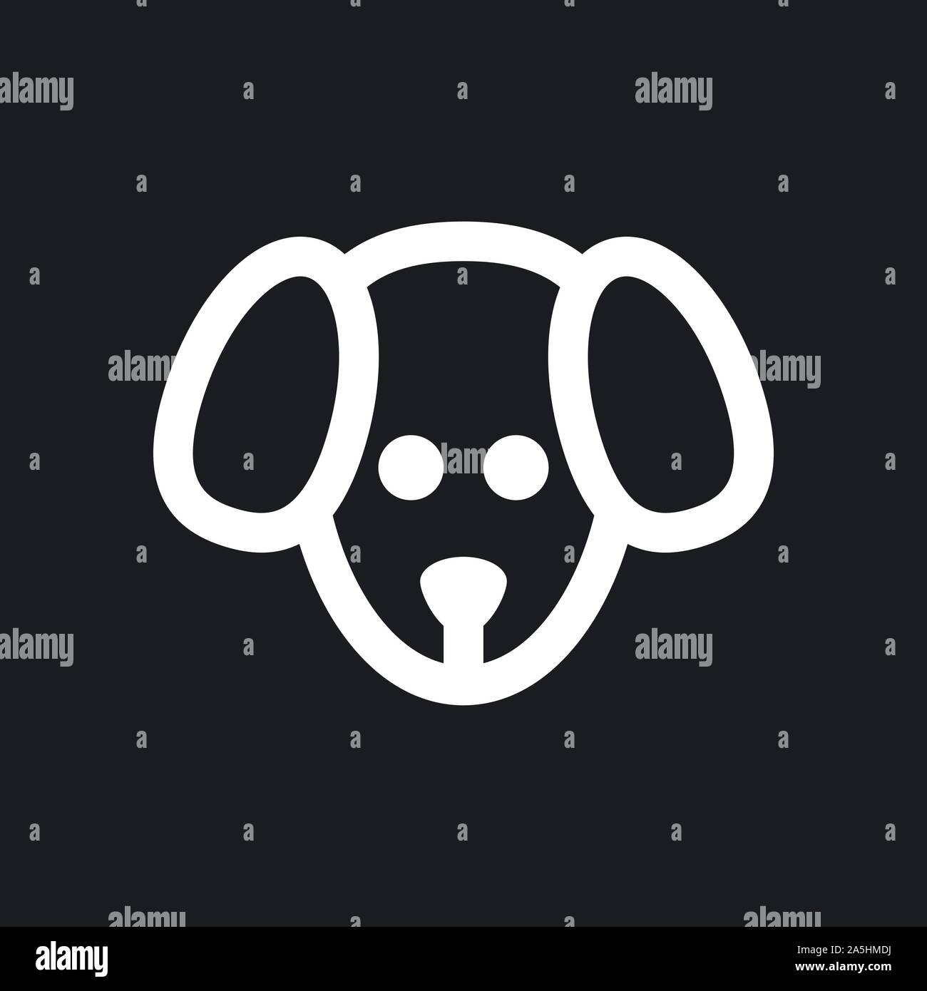 Dog icon. Vector element for your design Stock Vector Image & Art - Alamy