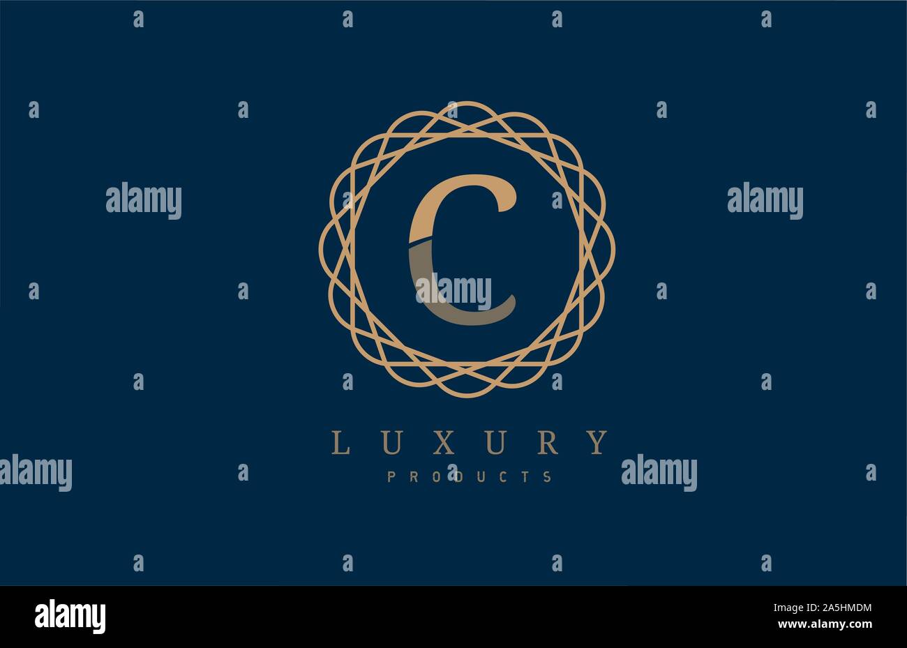 luxury letter C logo alphabet for company logo icon design. Suitable ...