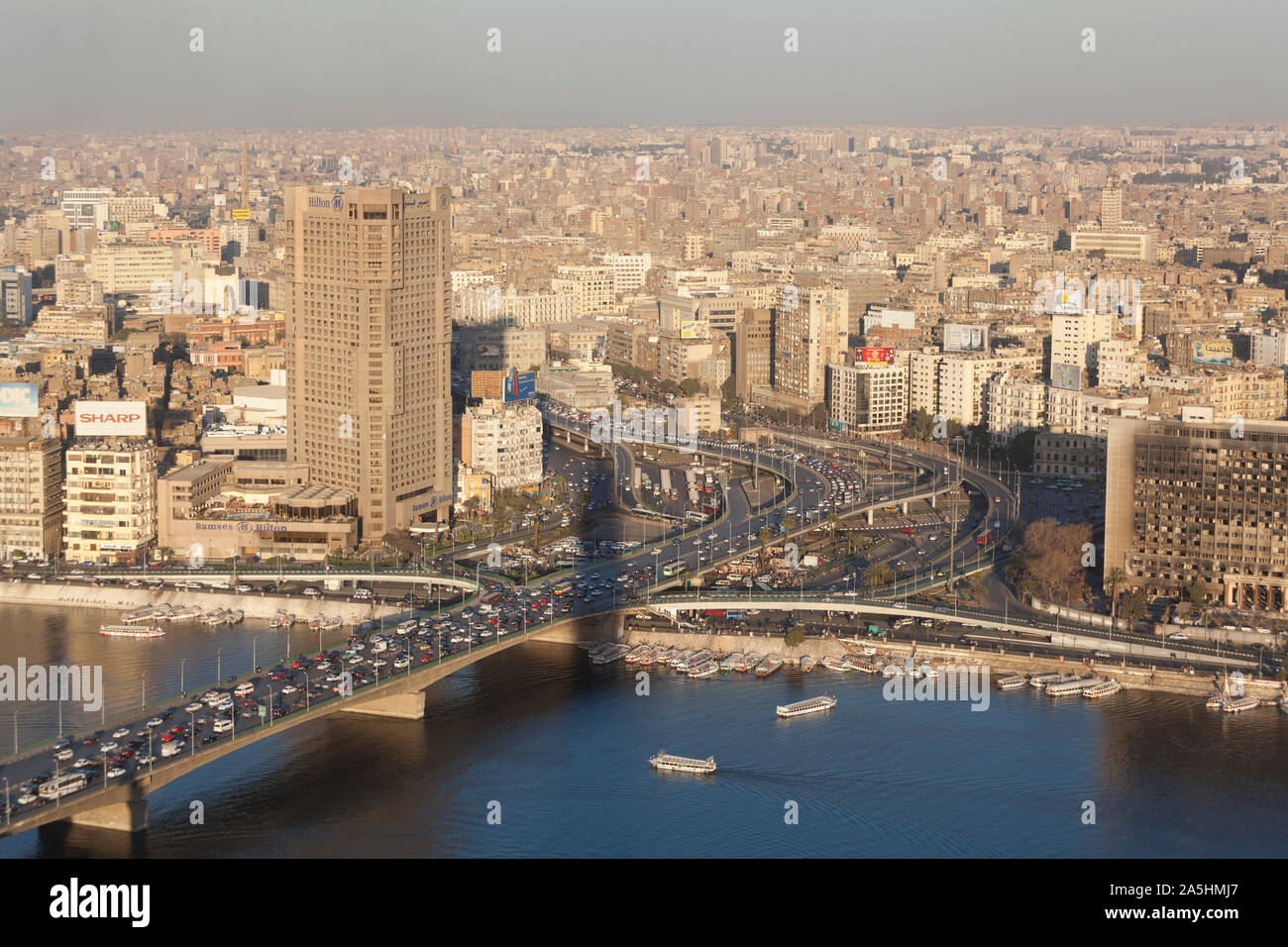 Egypt, Cairo, Cairo cityscape view from the Cairo Tower Stock Photo - Alamy