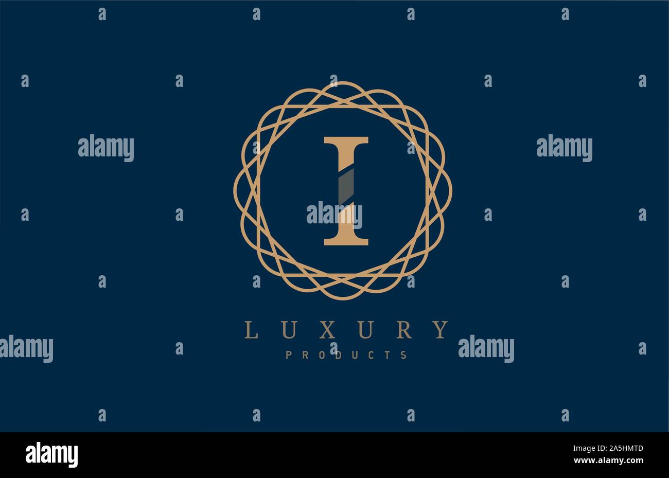 luxury letter I logo alphabet for company logo icon design. Suitable ...