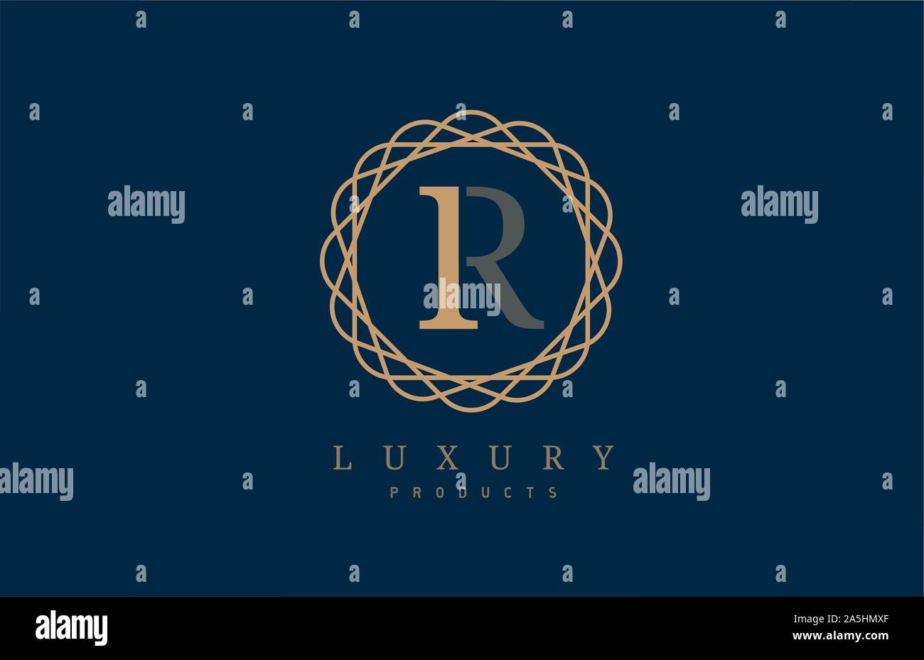 luxury letter R logo alphabet for company logo icon design. Suitable ...