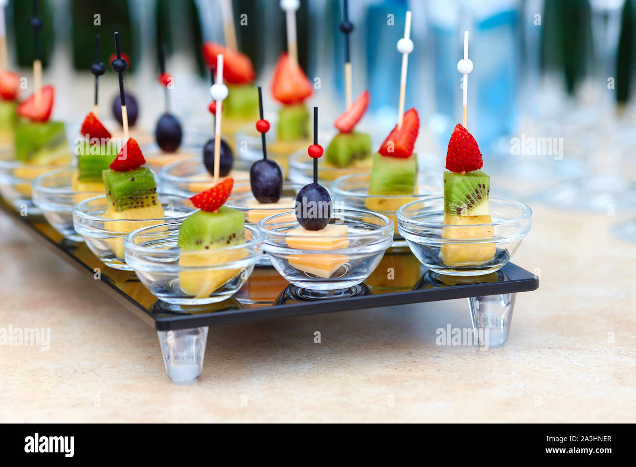 Assorted canapes hi-res stock photography and images - Alamy