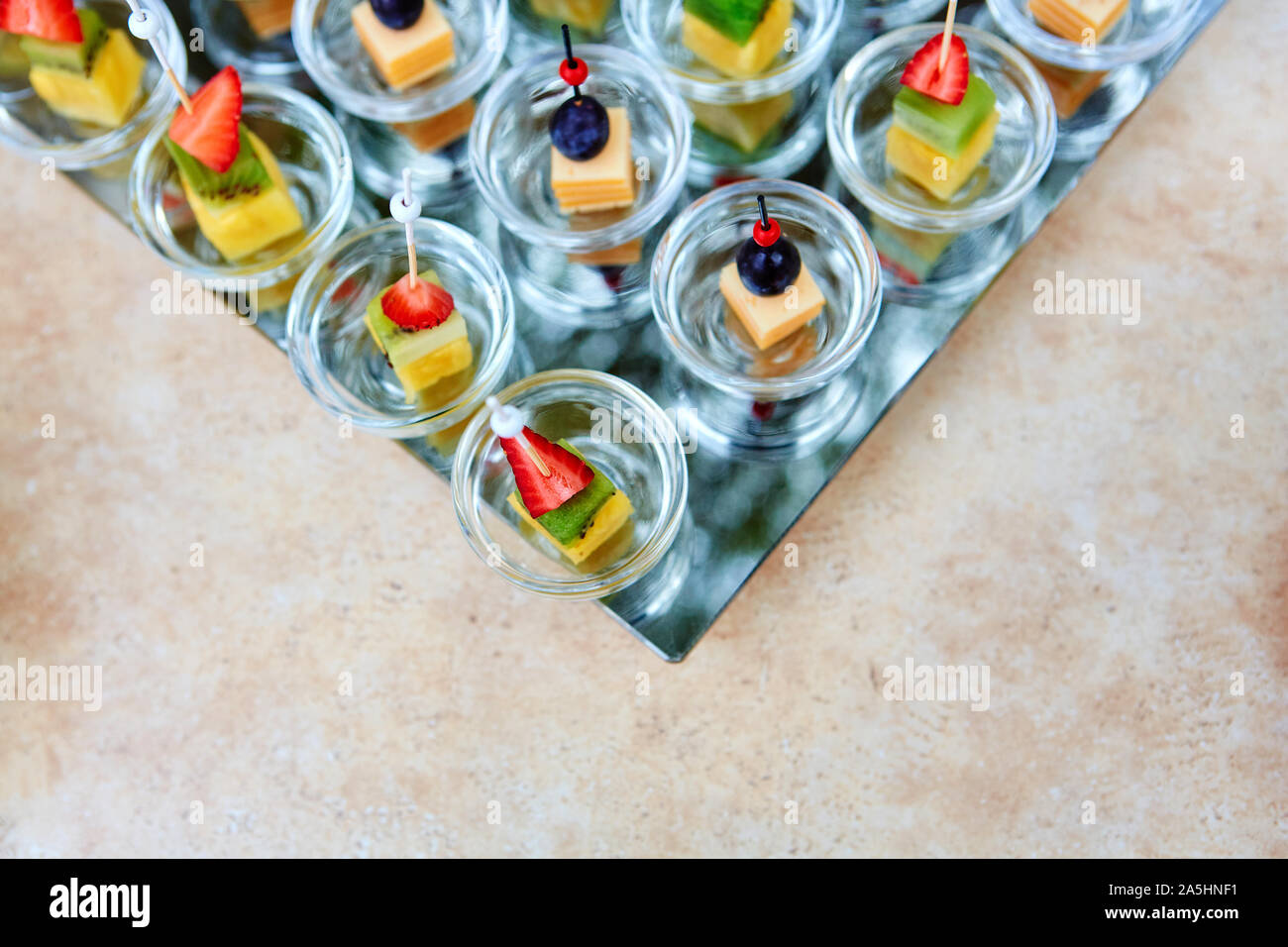 Assorted canapes hi-res stock photography and images - Alamy