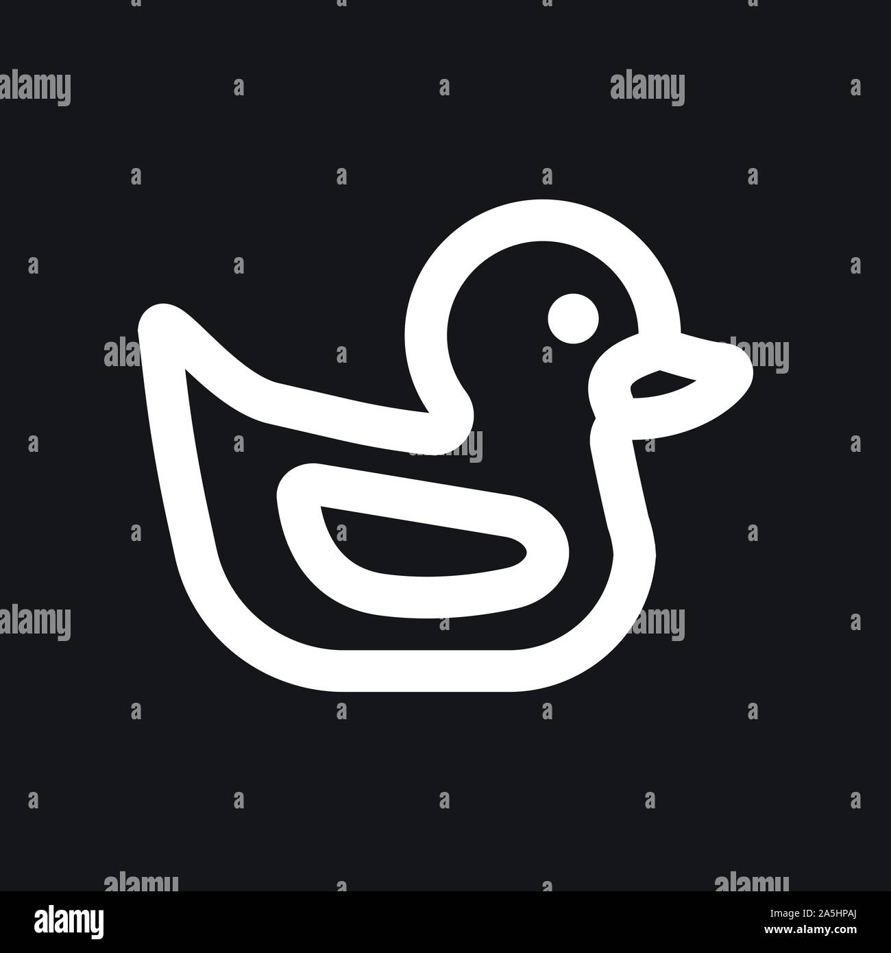 Duck icon. Farm duck vector icon for web design Stock Vector Image ...