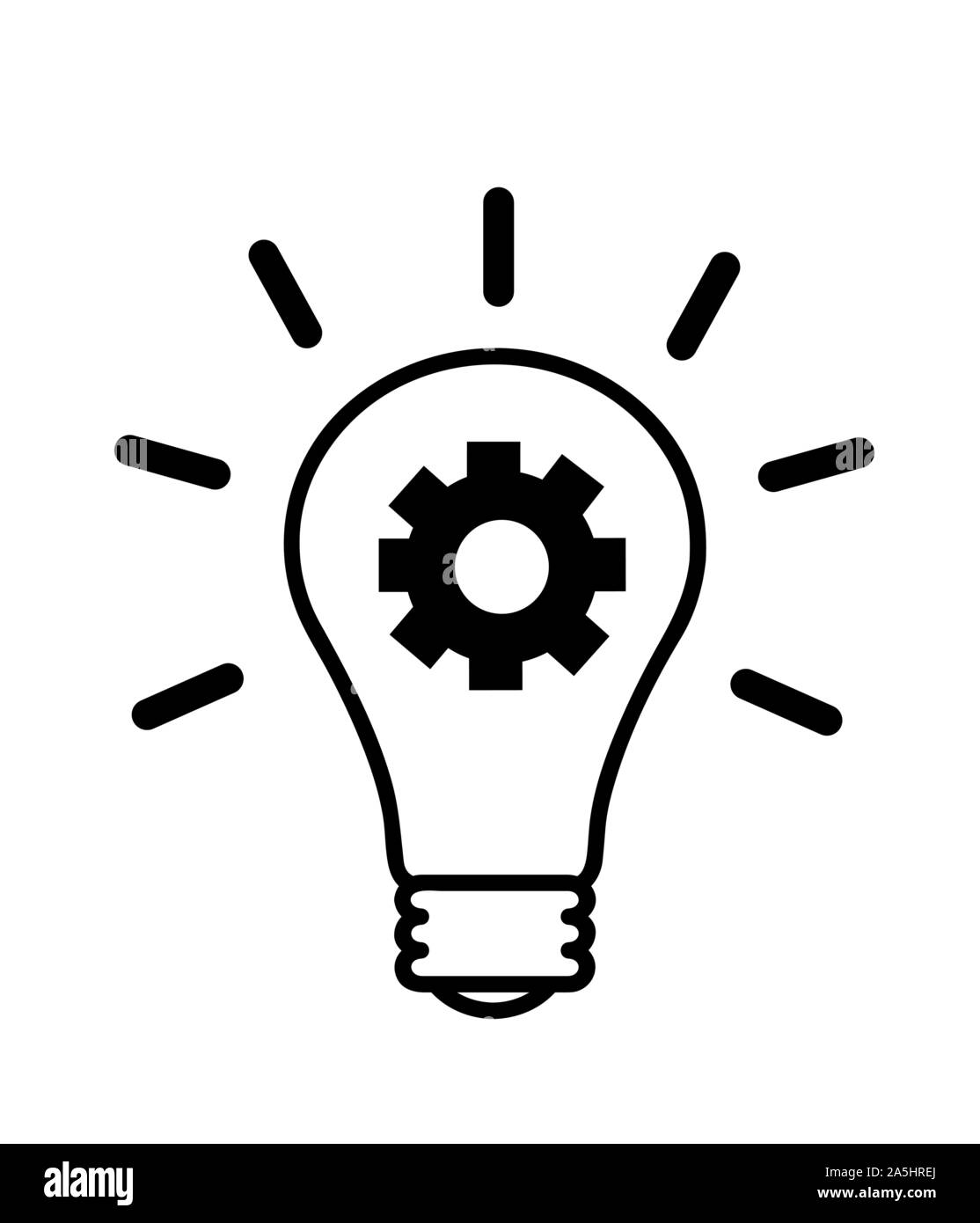 Light bulb, creative idea Stock Vector Image & Art - Alamy